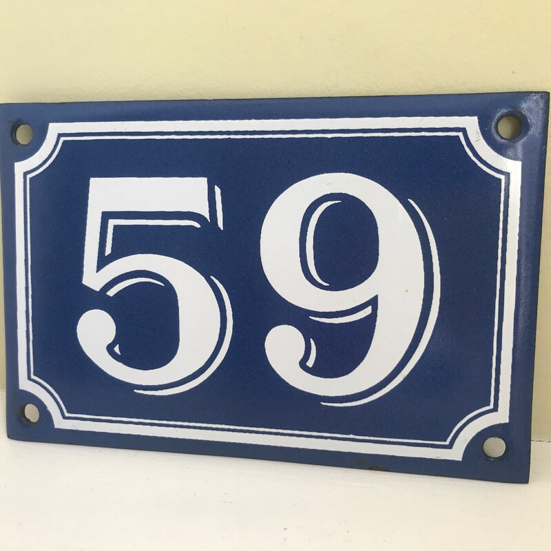 French House Numbers - Etsy