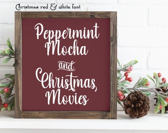 Xmas Peppermint Sign - Etsy