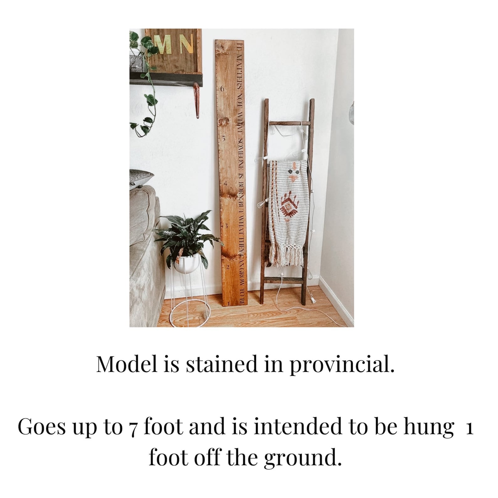 7 Foot Growth Chart Height Chart Kids Height Ruler Giant - Etsy