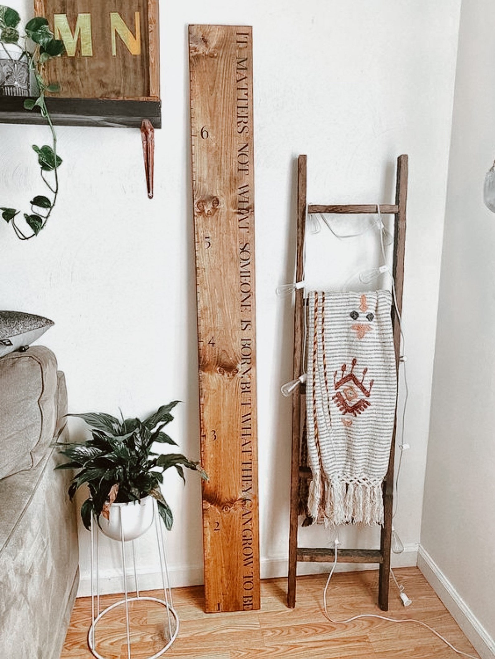 7 Foot Growth Chart Height Chart Kids Height Ruler Giant - Etsy