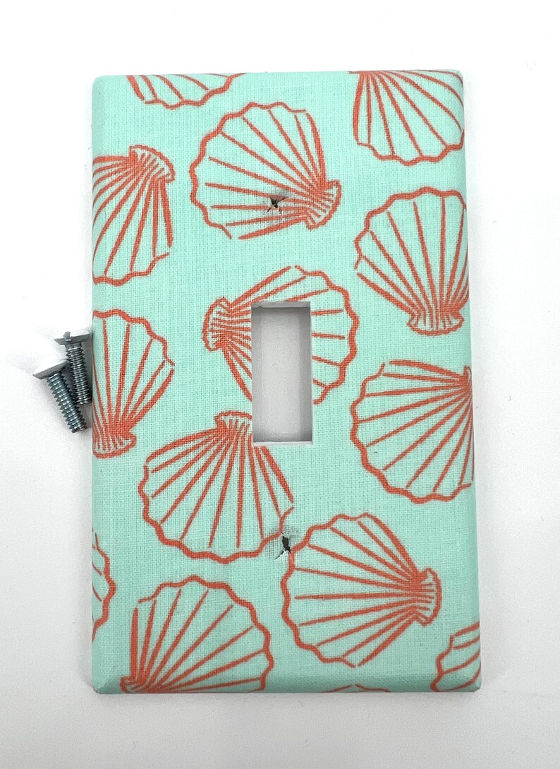 Seashells Light Switch Plate Cover / Outlet Cover / Bedroom / Home ...