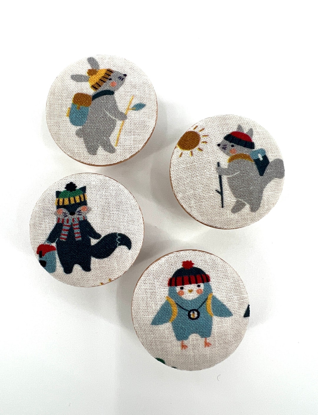 Camping Friends Drawer Knob Pulls Set of 4 / Cabinet / Nursery ...