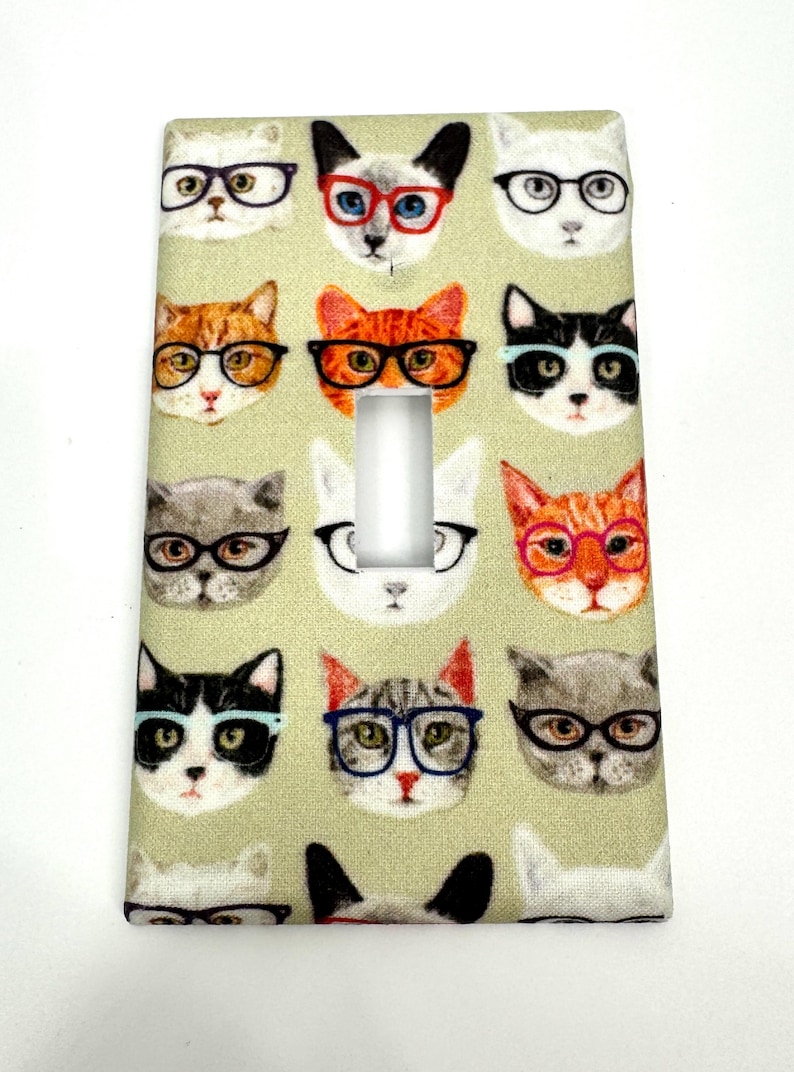 Intelligent Cats Light Switch Cover: Whimsical Nursery Decor - Etsy
