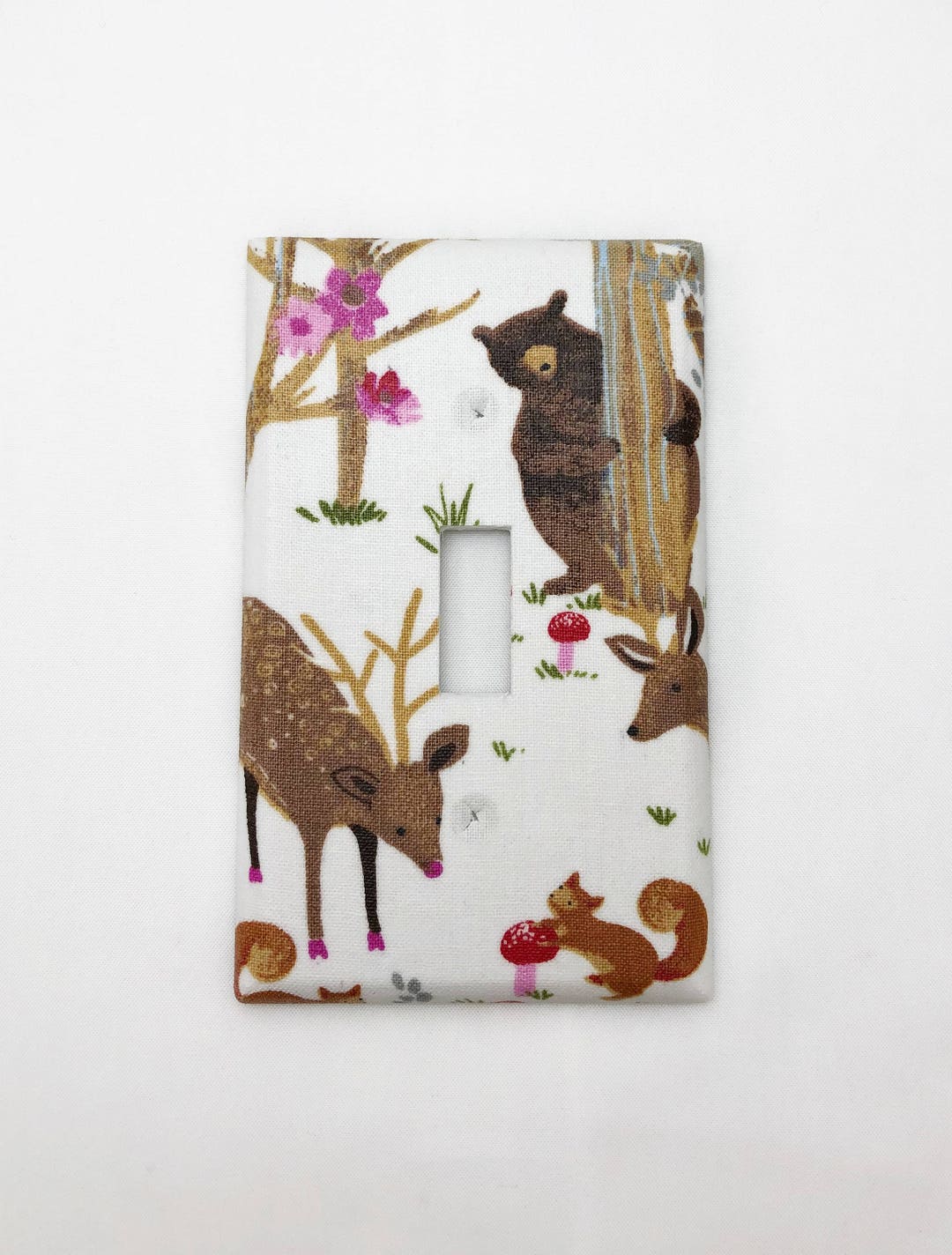 Woodland Friends Light Switch Plate Cover / Outlet Cover / Bedroom ...