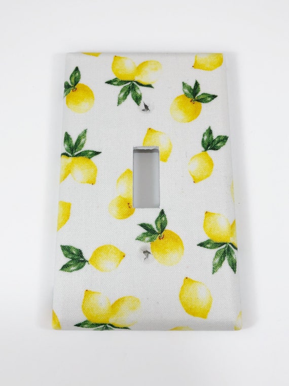 Lemons Light Switch Plate Cover / Outlet Cover / Bedroom / | Etsy