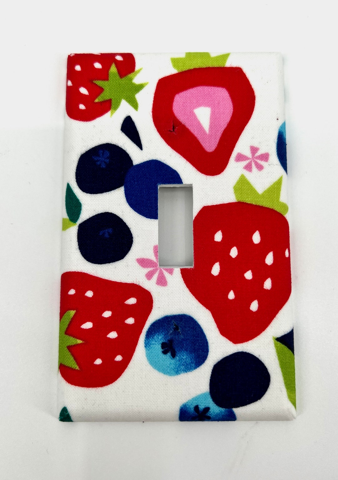 Strawberries Blueberries Light Switch Plate Cover / Outlet Cover ...