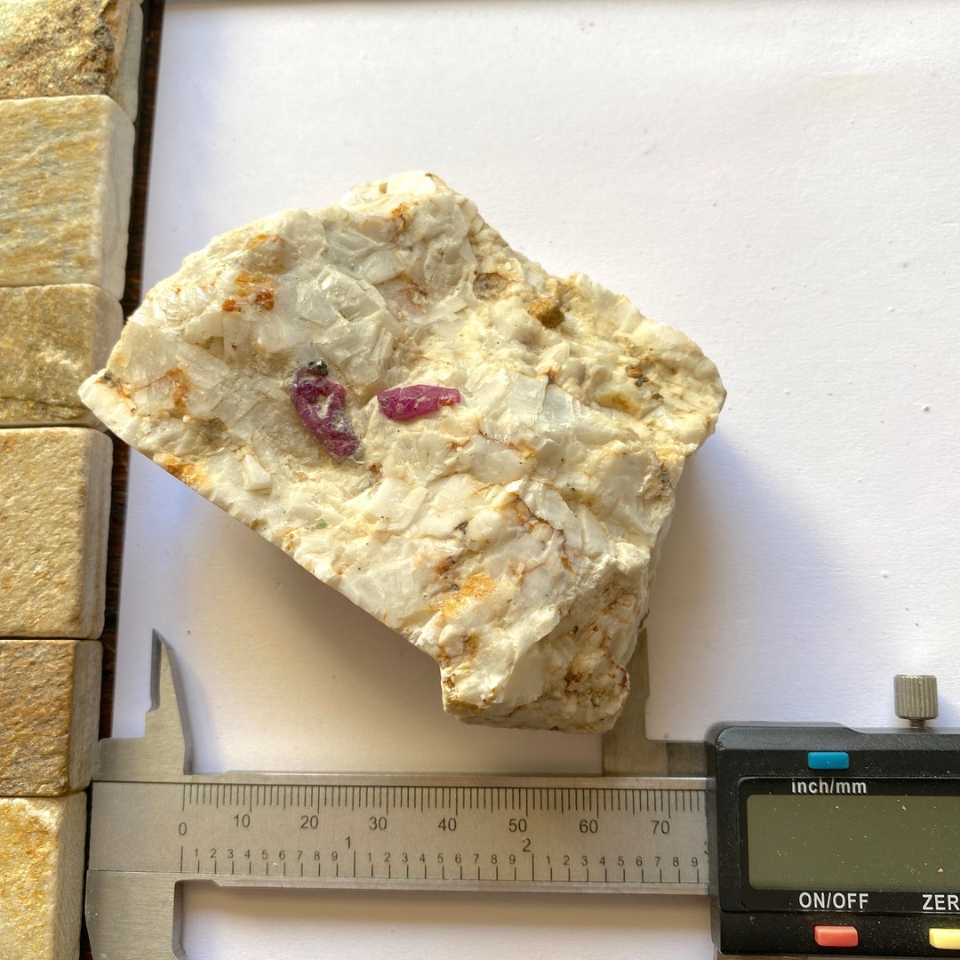 RUBY CORUNDUM IN Marble Matrix From Hunza Valley 215g MF1531 - Etsy