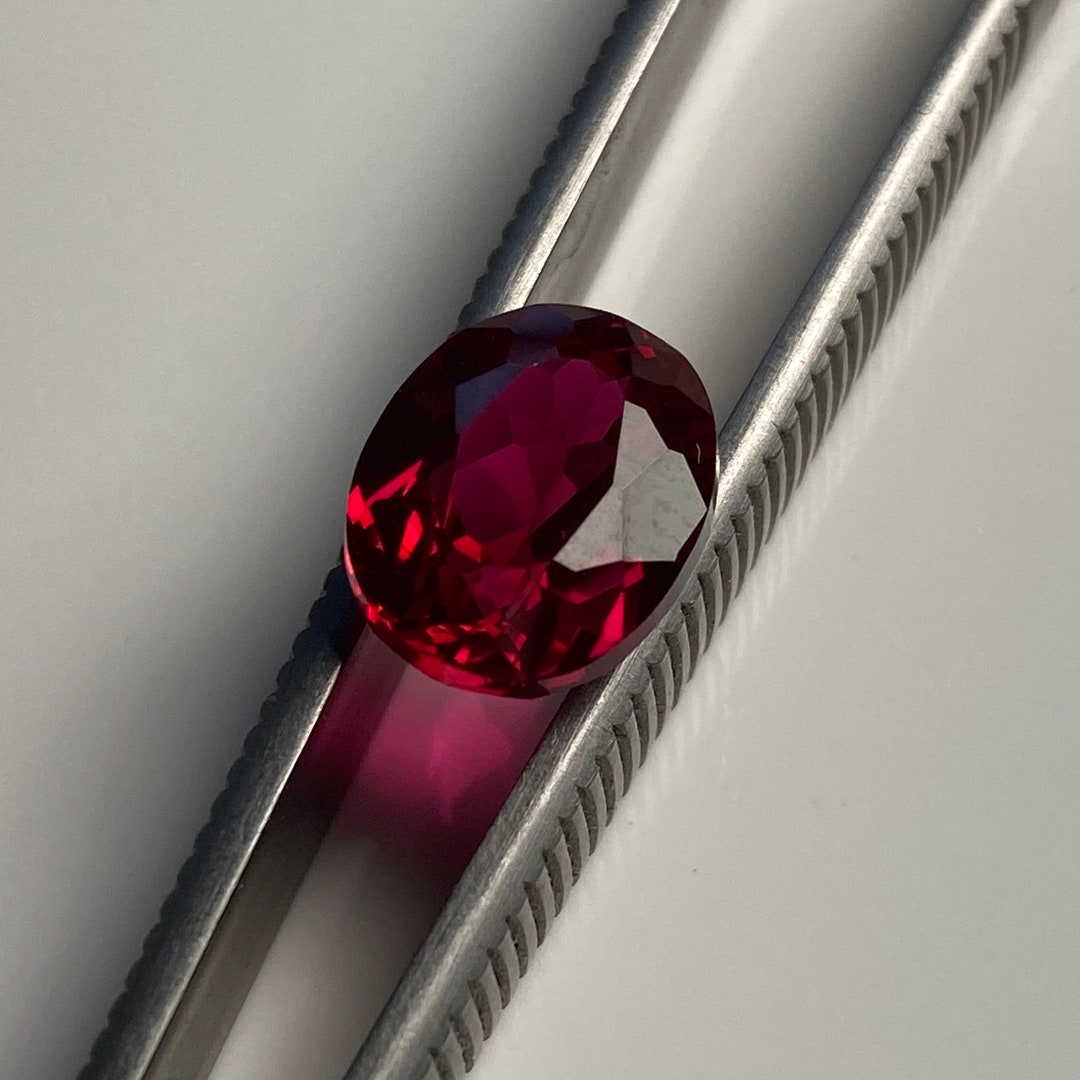 RUBY CORUNDUM STUNNING Laboratory Grown Specimen 6.12ct MF1367 - Etsy