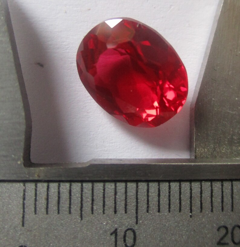RUBY CORUNDUM STUNNING Laboratory Grown Specimen 6.12Ct | Etsy