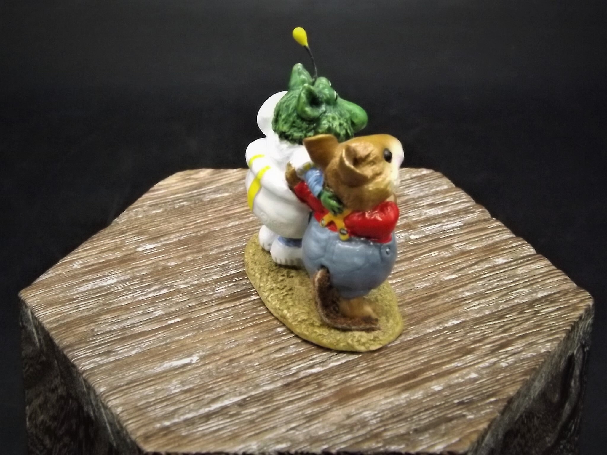 Vintage BK-01A Wee Forest Folk "tom & Eon" Hand Painted Mouse and Alien ...