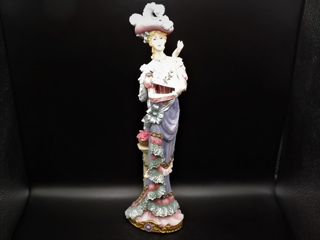 Closeout Sale! Lenox "graceful Beauty" Lady Figurine. Hand Painted ...
