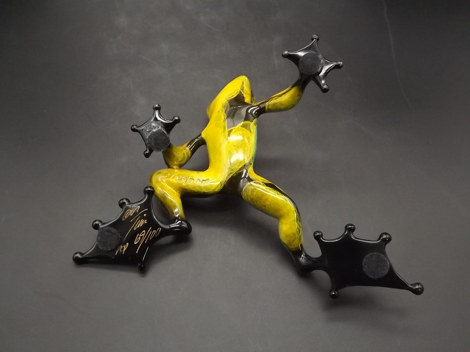 Vintage "frogman" Tim Cotterill "zorro" Frog. Hand Painted Rare Artist ...