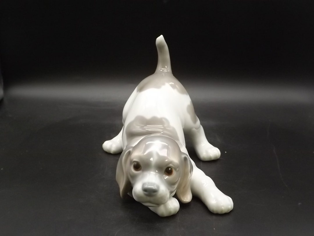 Vintage 1960s Lladro "beagle Puppy" #1070 No Box or COA . Excellent ...
