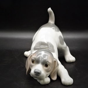 Vintage Lladro beagle Puppy 1070 With Original Box. Completely Intact ...