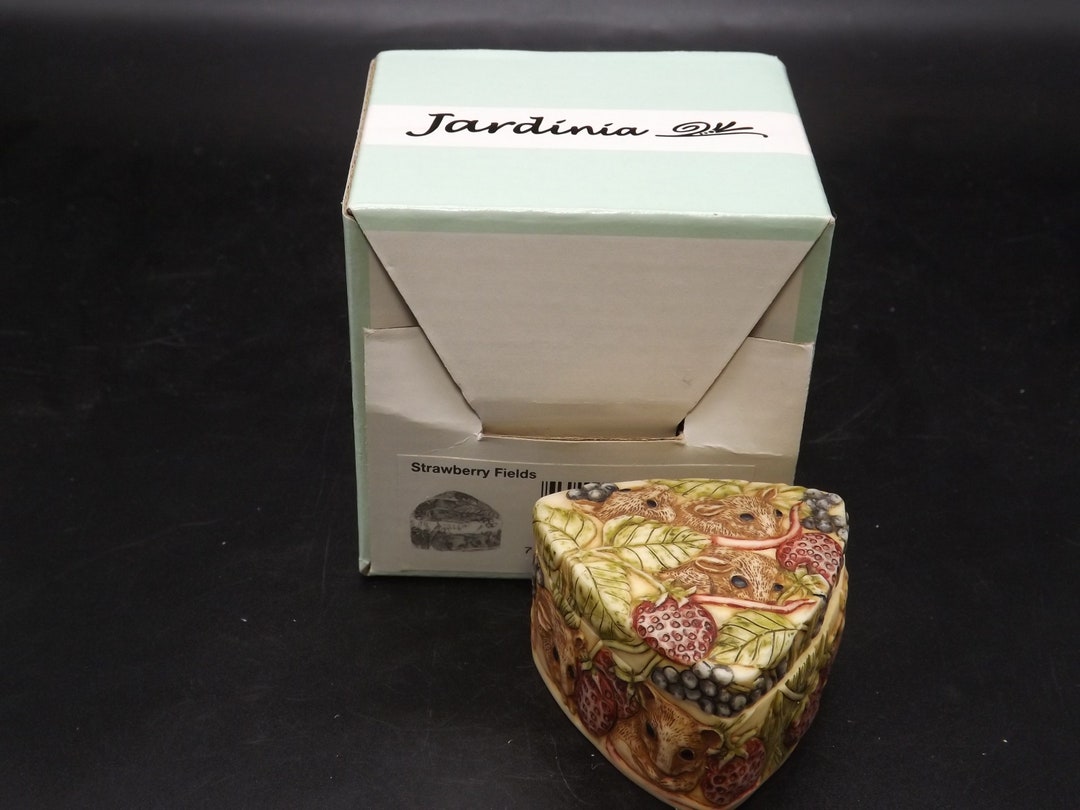 Harmony Kingdom Jardinia "strawberry Fields" Trinket Box With Box - Etsy
