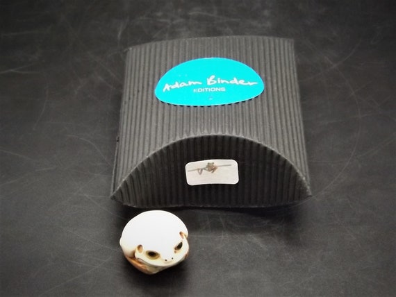 Adam Binder in a Nutshell Series ivory Hazel Frog. - Etsy