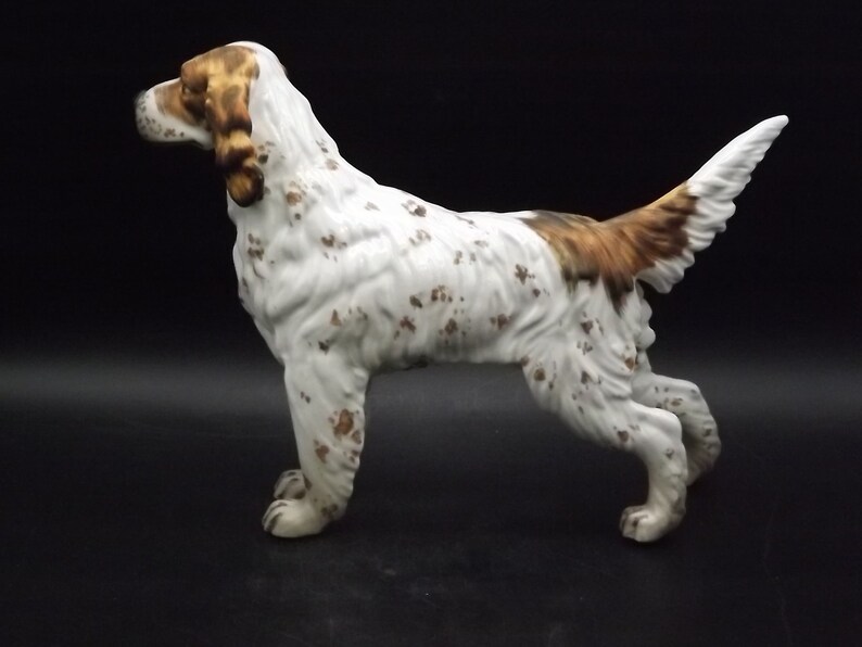 Vintage C. Martinu English Setter Figurine: 1970s Spanish Decor - Etsy
