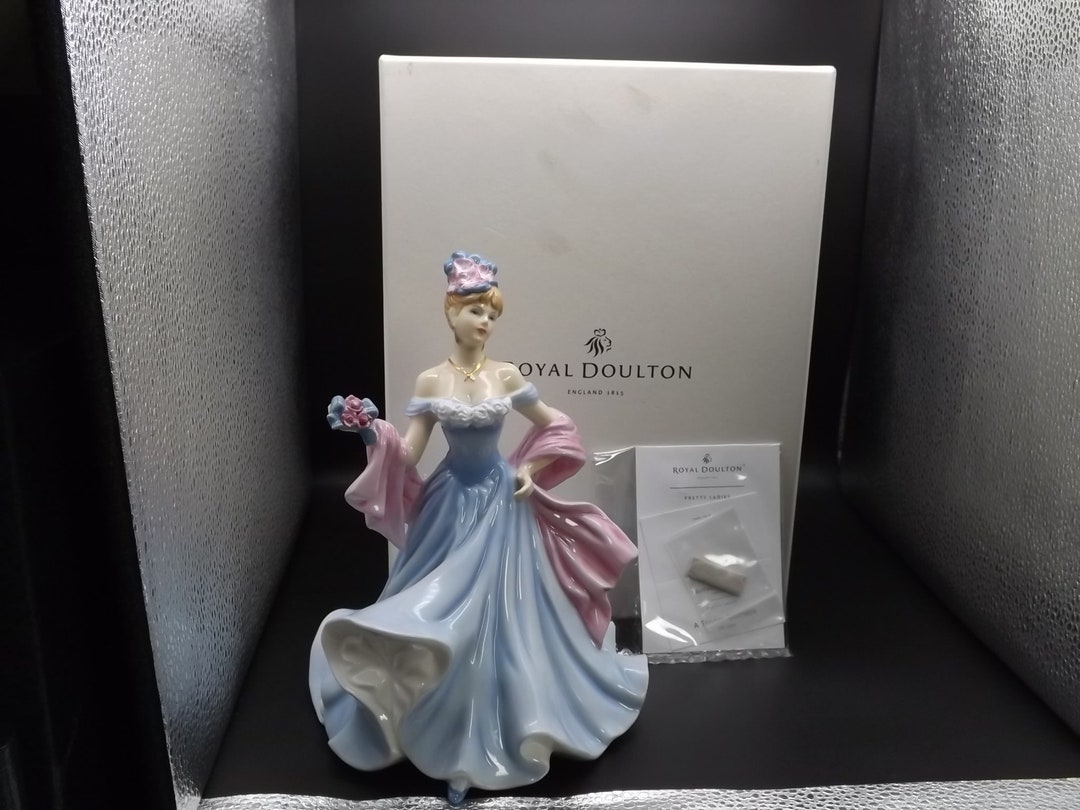 Vintage Royal Doulton Pretty Ladies Series "a Tender Moment" Figurine ...