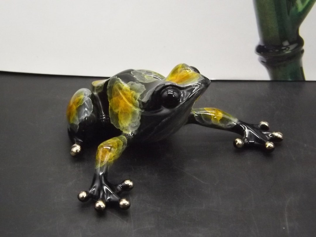 Vintage "frogman" Tim Cotterill "black Jack" Frog. Hand Painted and ...