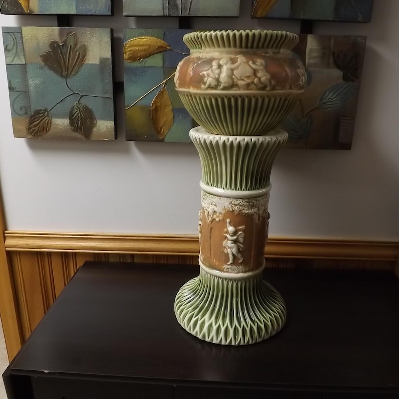 Antique Art Pedestal - Etsy