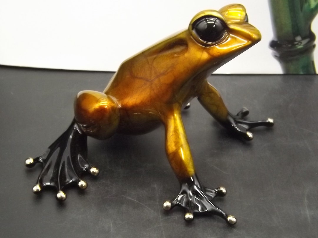 Vintage "frogman" Tim Cotterill "euro 2 Albert" Frog. Hand Painted and ...