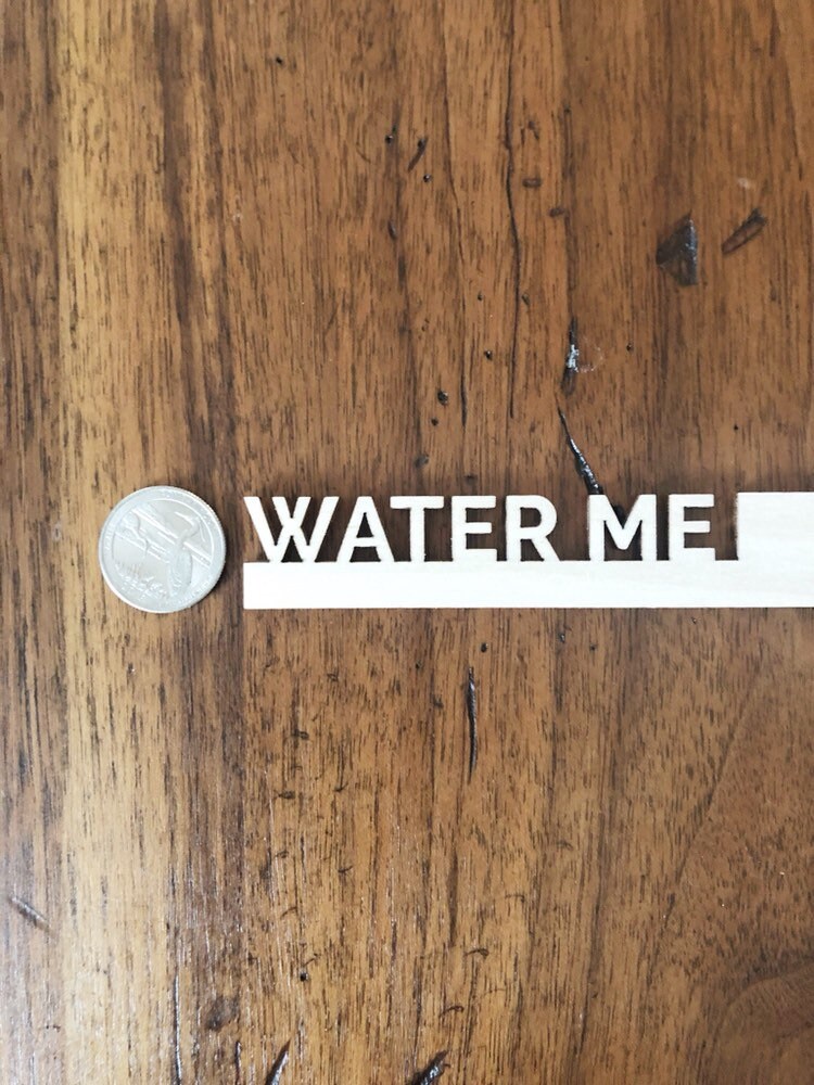 Plant MarkerWater Me Plant TopperKeep Me Alive Plant | Etsy