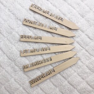 Plant Marker,water Me Plant Topper,keep Me Alive Plant Topper ...