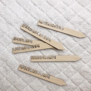 Plant Marker,water Me Plant Topper,keep Me Alive Plant Topper ...