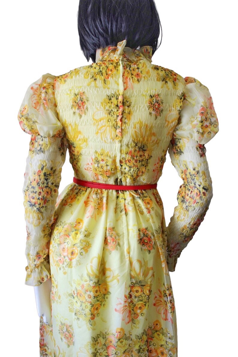 Regencycore Prairie Dress Victorian Vintage Floral Design. - Etsy