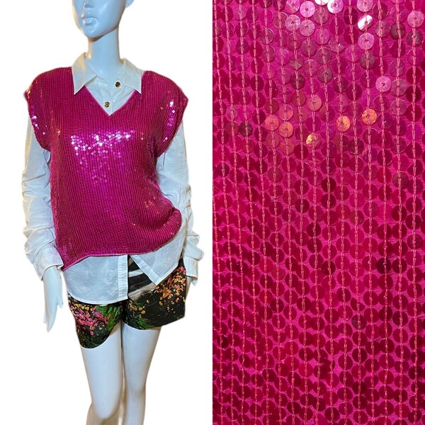 Pink Sequin - Etsy