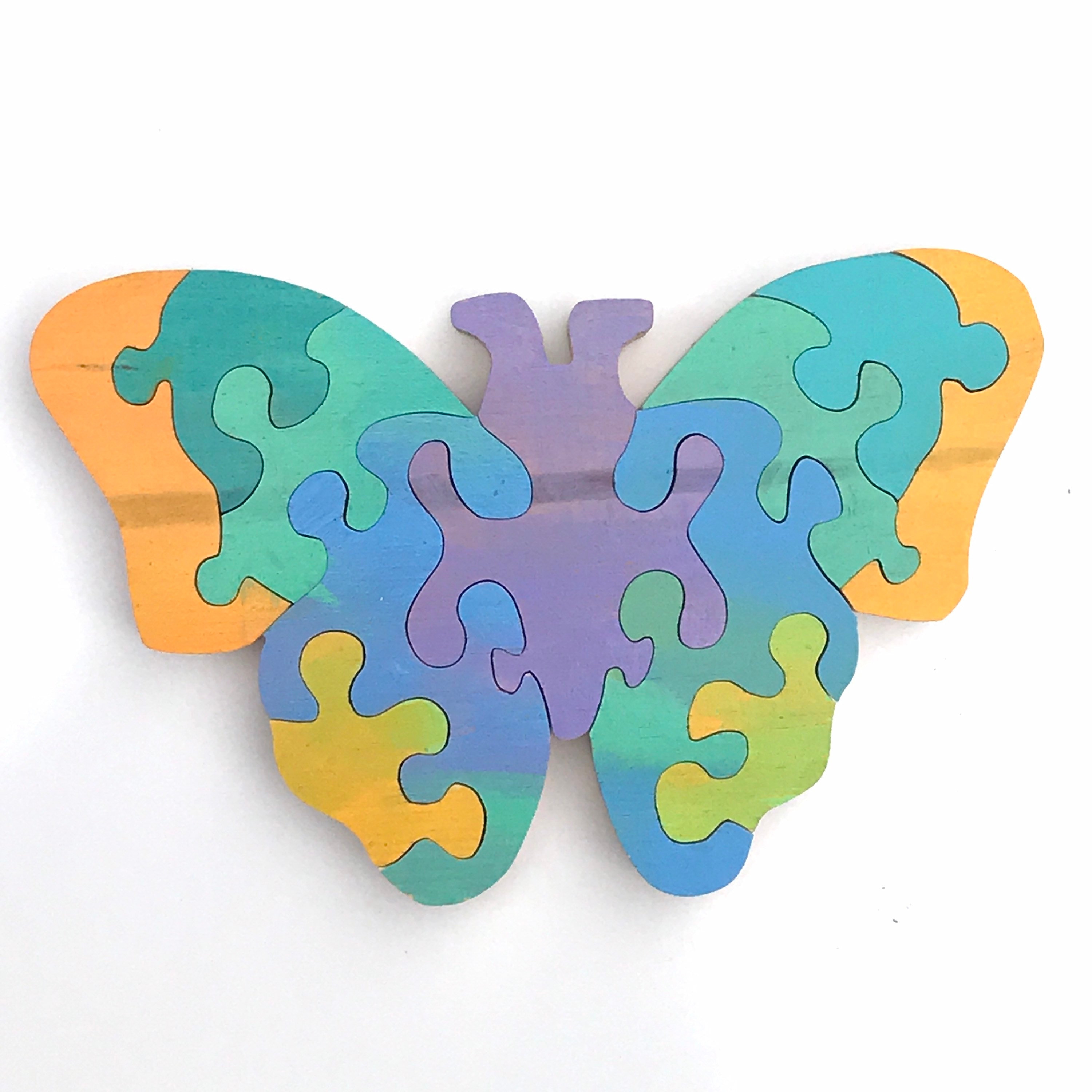 Butterfly Wooden Puzzle - Etsy