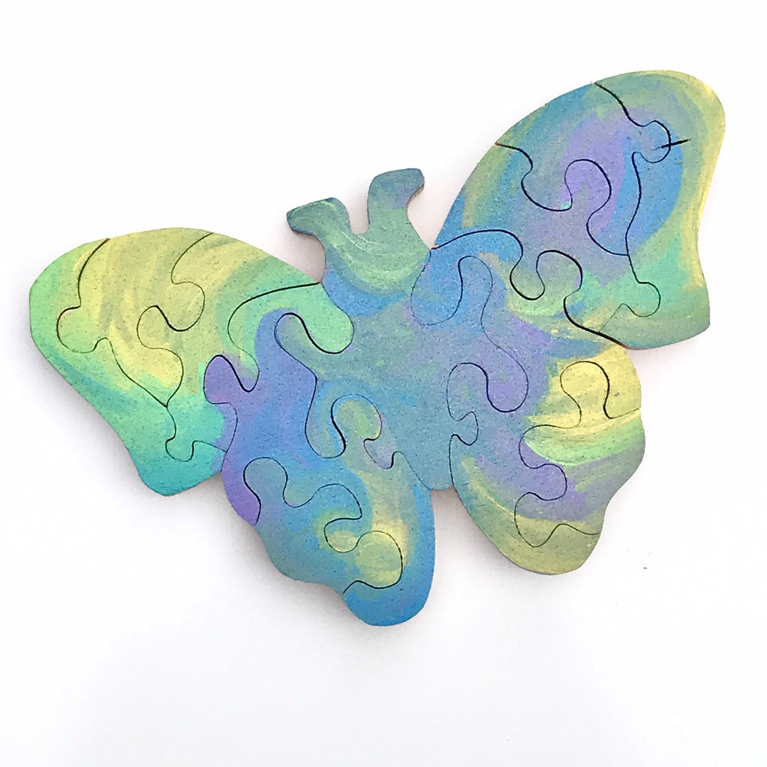 Butterfly Wooden Puzzle - Etsy