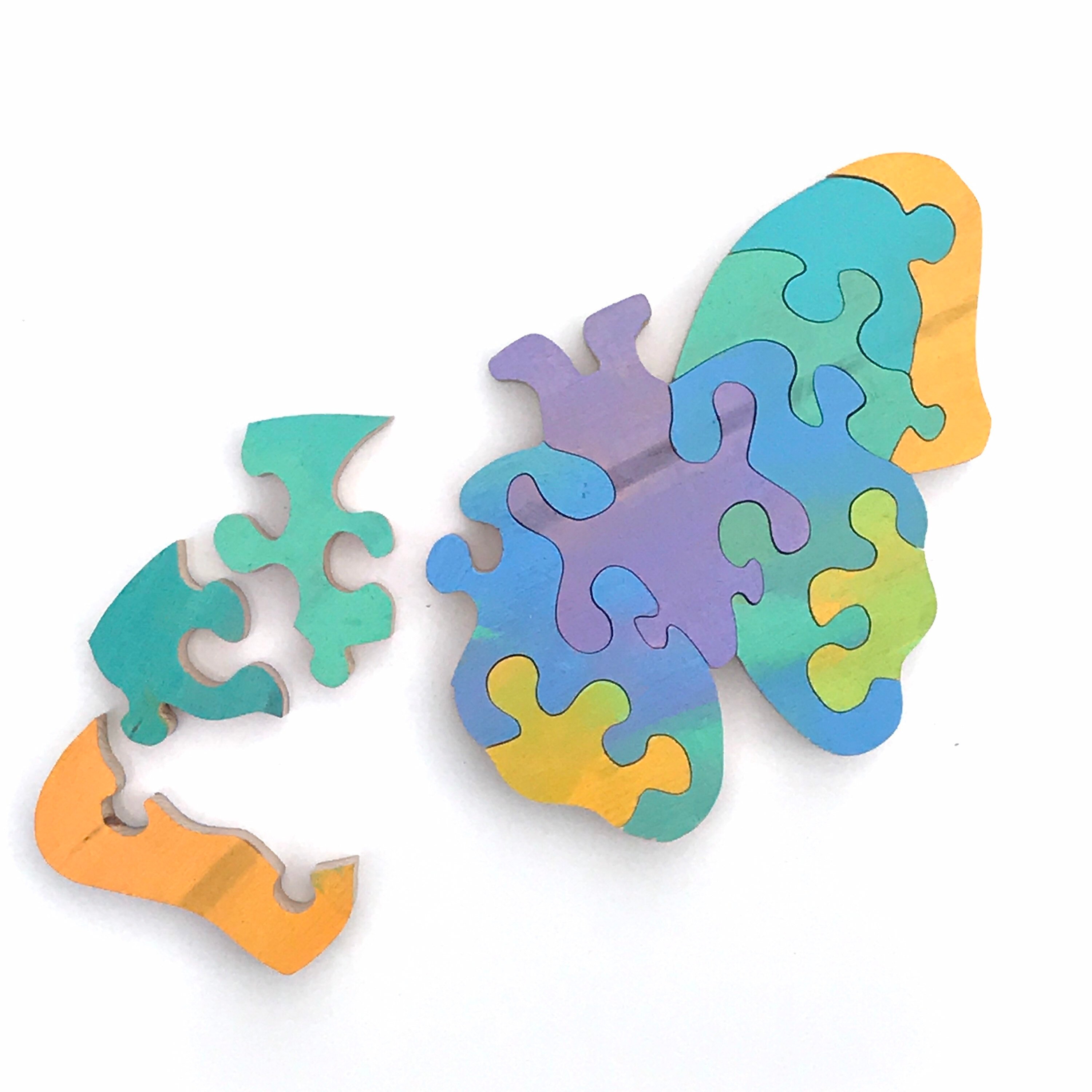 Butterfly Wooden Puzzle - Etsy