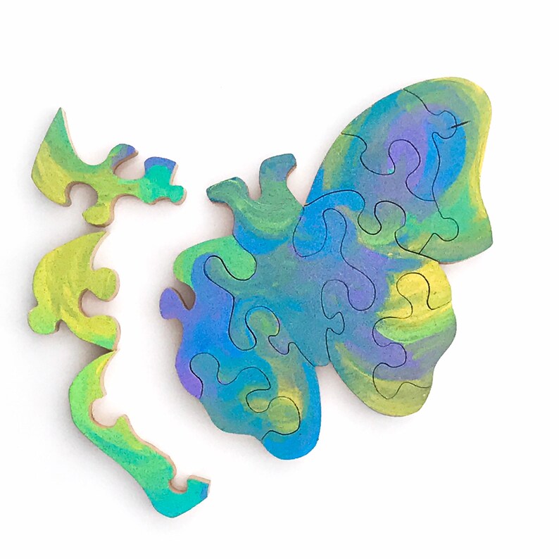 Butterfly Wooden Puzzle - Etsy