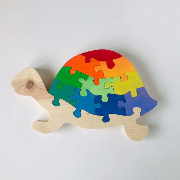 Turtle Puzzle - Etsy