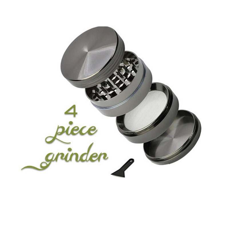 Skull Marijuana Leaf Gun Logo UV Printed 4 Piece Gun Metal - Etsy