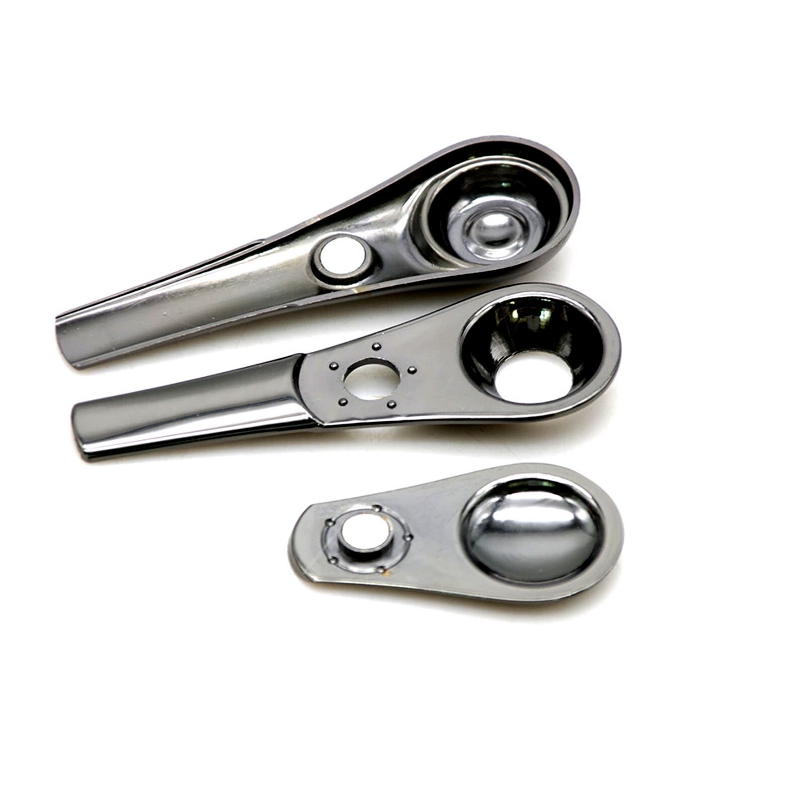 Metal Zinc Anodized Spoon Design Pipe With Gift Box Portable - Etsy