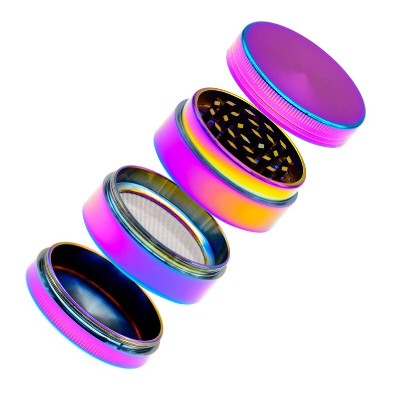 Alien Space Grinder Rainbow Engraved UFO Grinder 50mm Zinc - Etsy