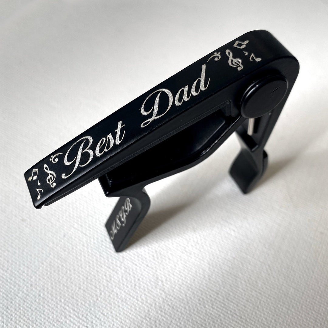 Best Dad Capo, Fathers Day Gift for Guitarist Dad, Personalized Capo ...