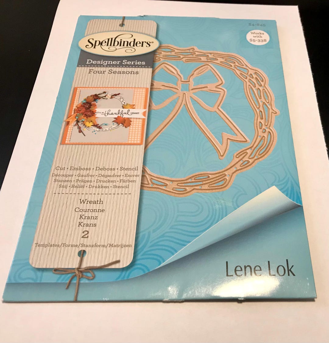 Spellbinders Designer Series Lene Lok Wreath Die Set. - Etsy