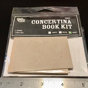 Pine Cone Press Concertina Book Kit Small Kraft. - Etsy