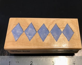 Harlequin Border - Etsy