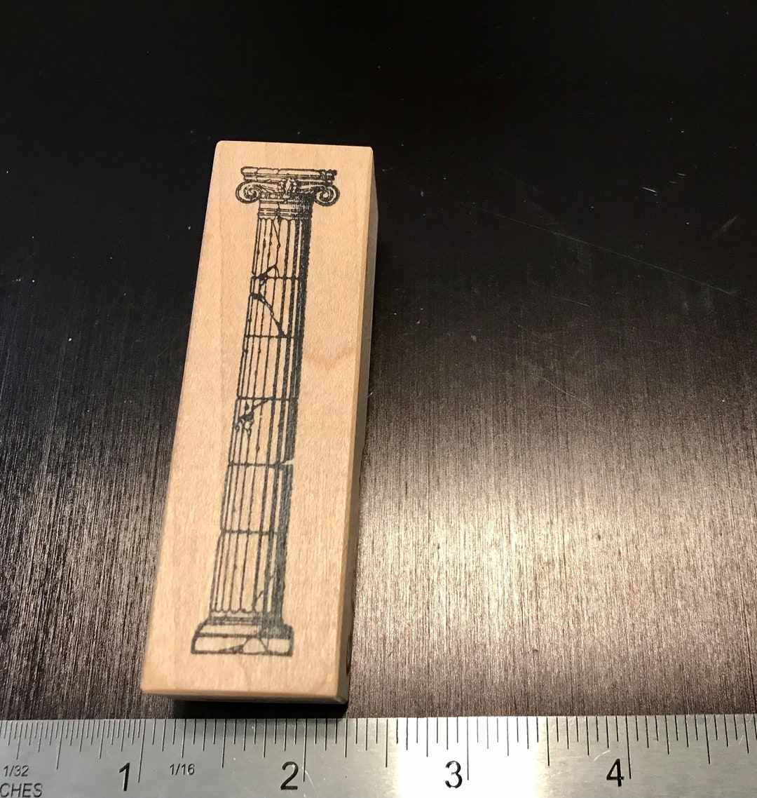 Toybox Rubber Stamps Columns Wood Mounted Rubber Stamps. - Etsy