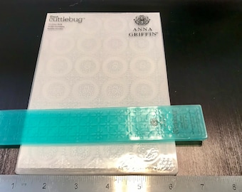 Anna Griffin Blooming Damask 5x7 Embossing Folder With Border. - Etsy