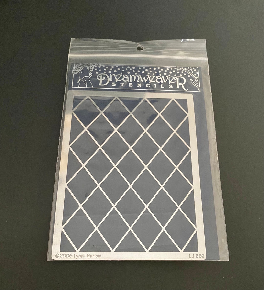 Dreamweaver Diamond Grid Metal Stencil. - Etsy
