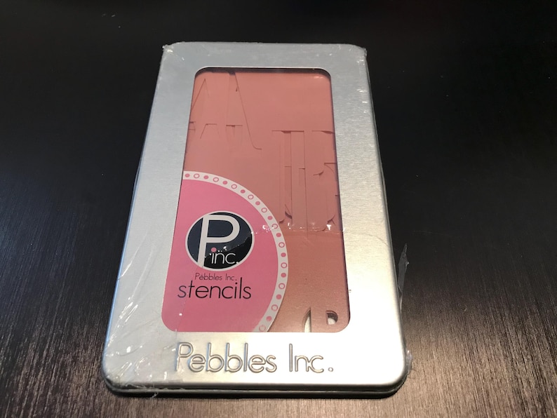 Pebbles, Inc. Abc’s Stencils. - Etsy