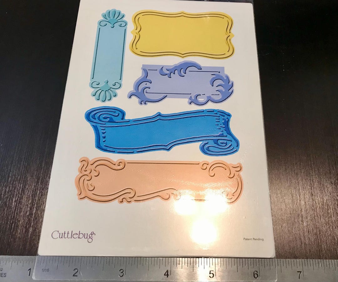Cuttlebug Cut and Embossing Plus Fanciful Labels Folder. - Etsy