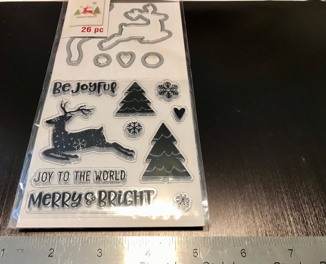 Recollections Christmas Noel Clear Stamps and Dies Set. - Etsy