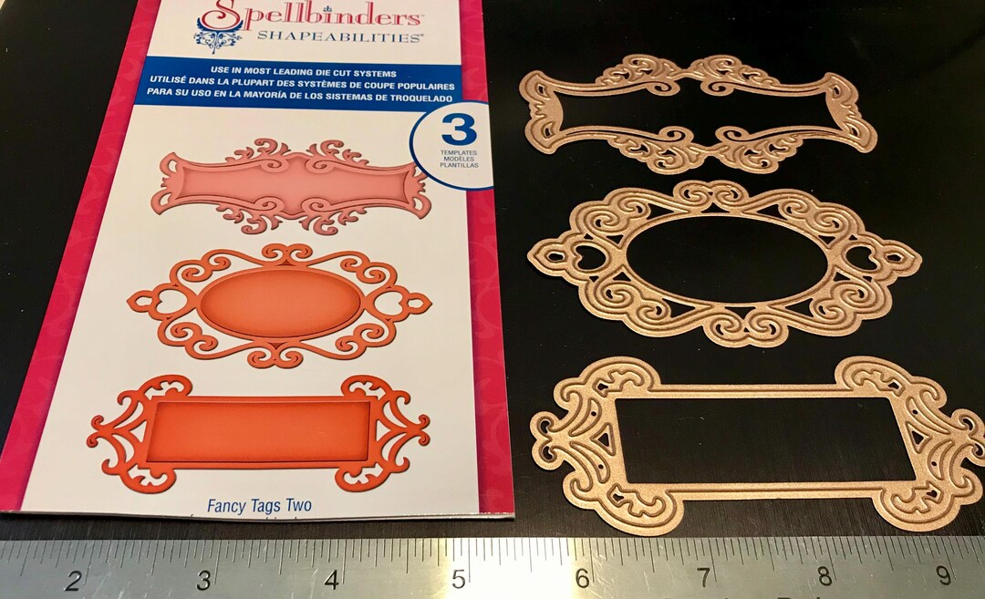 Spellbinders Shapeabilities Fancy Tags Two Thin Metal Die. - Etsy