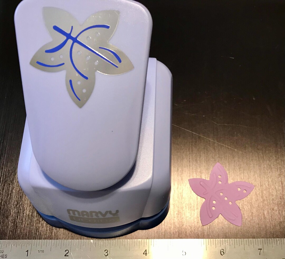 Marvy Uchida Silhouette Embossed Tropical Flower Clever Lever Craft ...